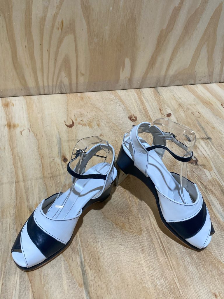 Lauren – Navy & White – Colin Johnson Shoes