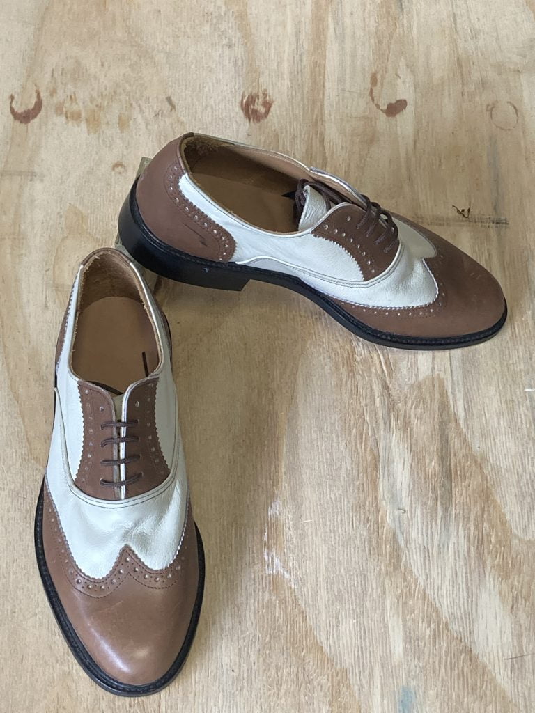 G Brogue – Brown & Cream – Colin Johnson Shoes