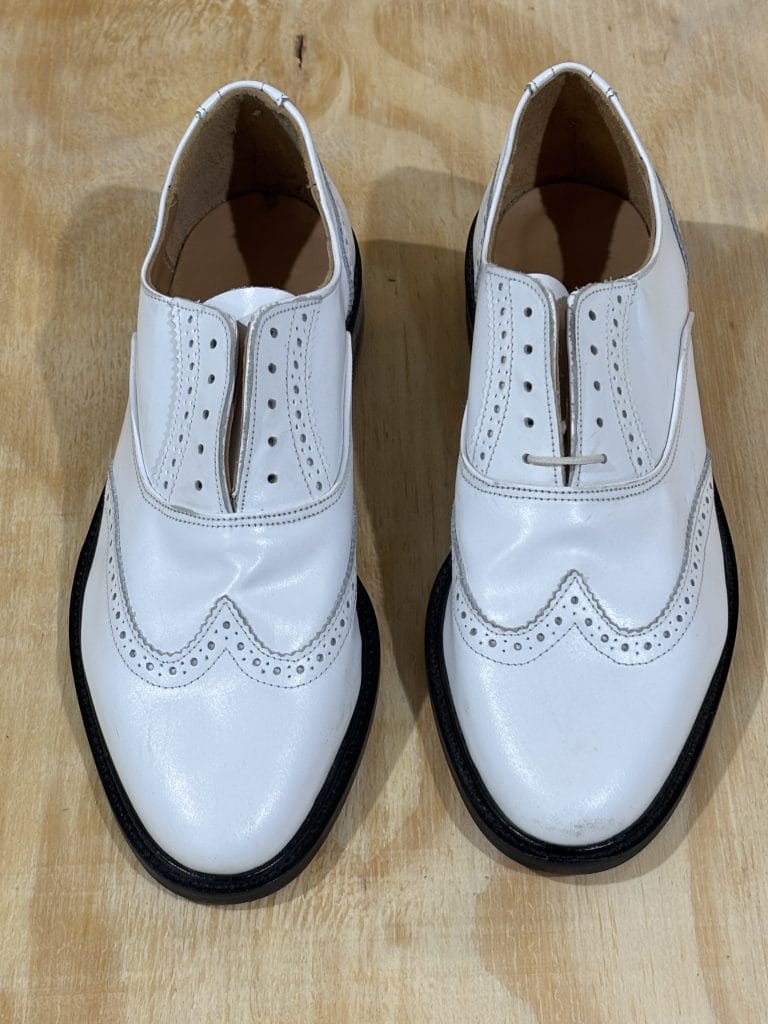 A Brogue – All White – Colin Johnson Shoes